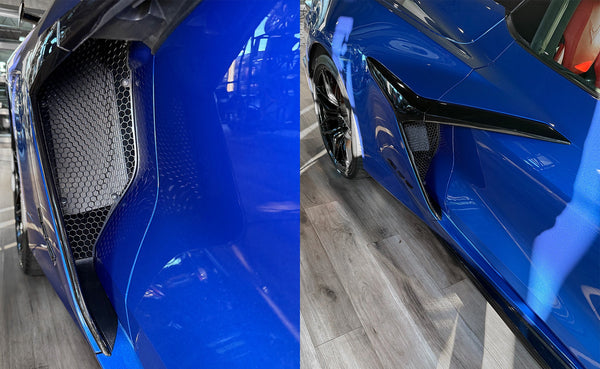 Corvette C8 Z06 / E-Ray Side Intake Guard - Scrape Armor