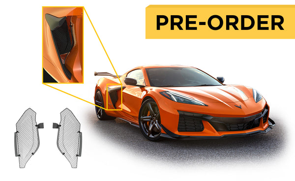 Corvette C8 Z06 / E-Ray Side Intake Guard - Scrape Armor