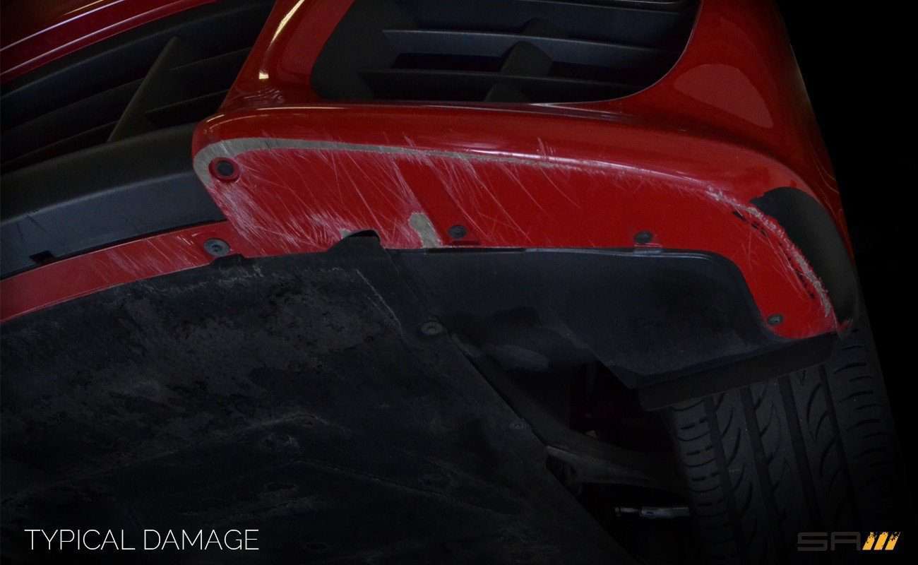 Front Bumper Scrape Protection for Porsche Panamera GTS | Scrape Armor